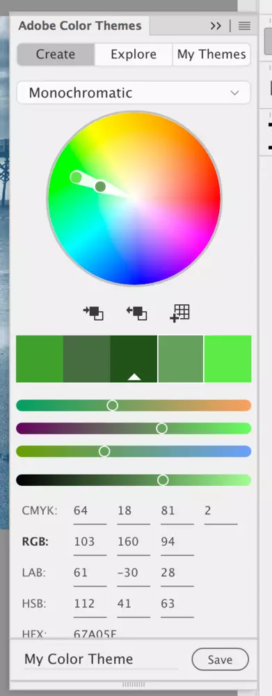 Adobe の Kuler ツールを使用してトーン画像を着色する 148333_3