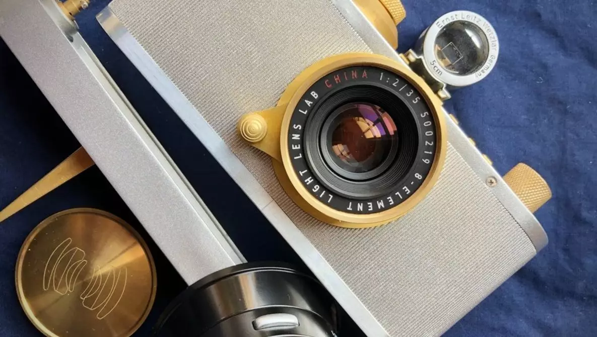 Dicas de laboratório de lentes leves no protótipo para a réplica Leica Standard