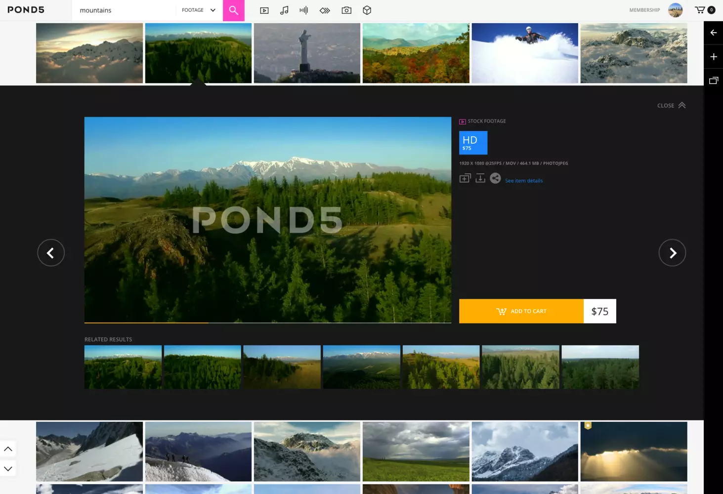 Pond5는 사진 작가와 비디오 그래퍼가 스톡 비디오, 스틸 등의 가격을 스스로 정할 수 있도록 합니다. 149383_1