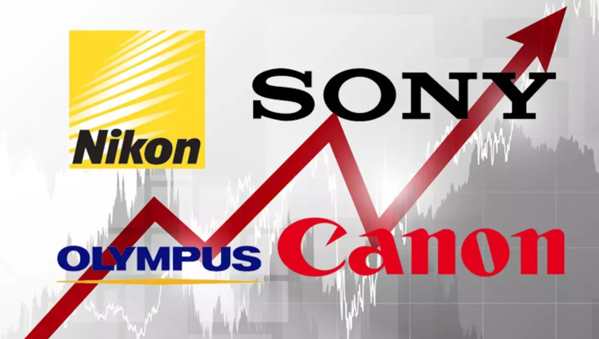 Ispitivanje prodaje za Olympus, Sony, Nikon i Canon u fiskalnoj 2012. godini