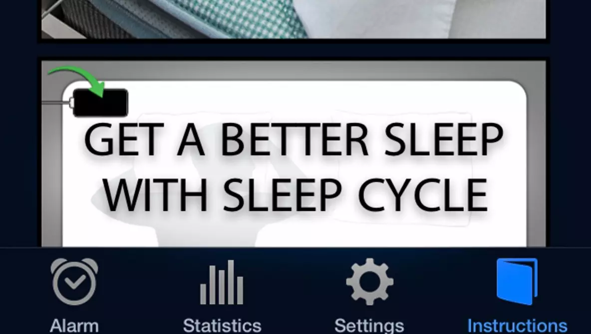 Gau on bat Sleep Cycle aplikazioarekin