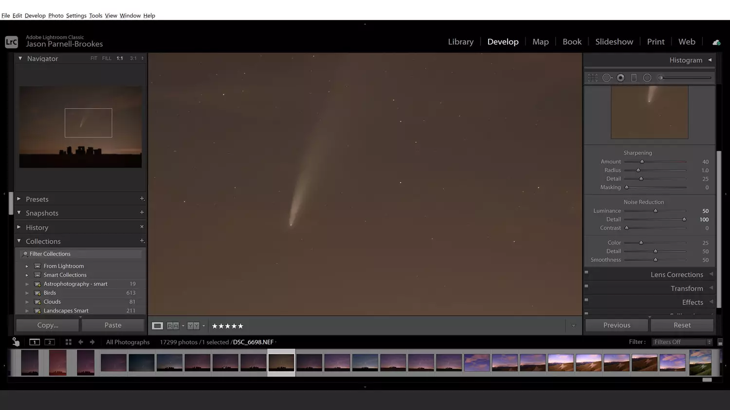 Hvordan redigere kometen din NEOWISE Astrophotos 162365_3