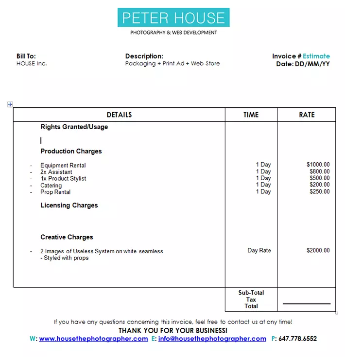 Creative-Charges-Invoice