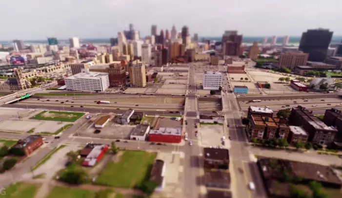 Film poklatkowy Tilt-Shift nakręcony z drona sprawia, że Detroit wygląda niesamowicie 170387_1
