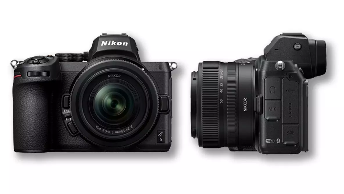 Nikon Z 5, камераи компакти оинаи пурраи чаҳорчӯба ва линзаи нави паймонро эълон мекунад