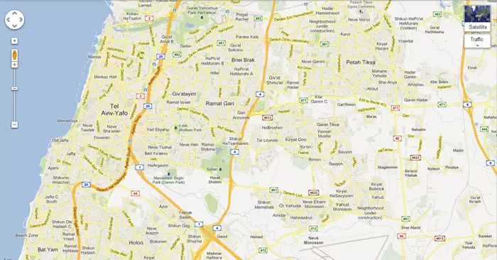Google Maps - Israel