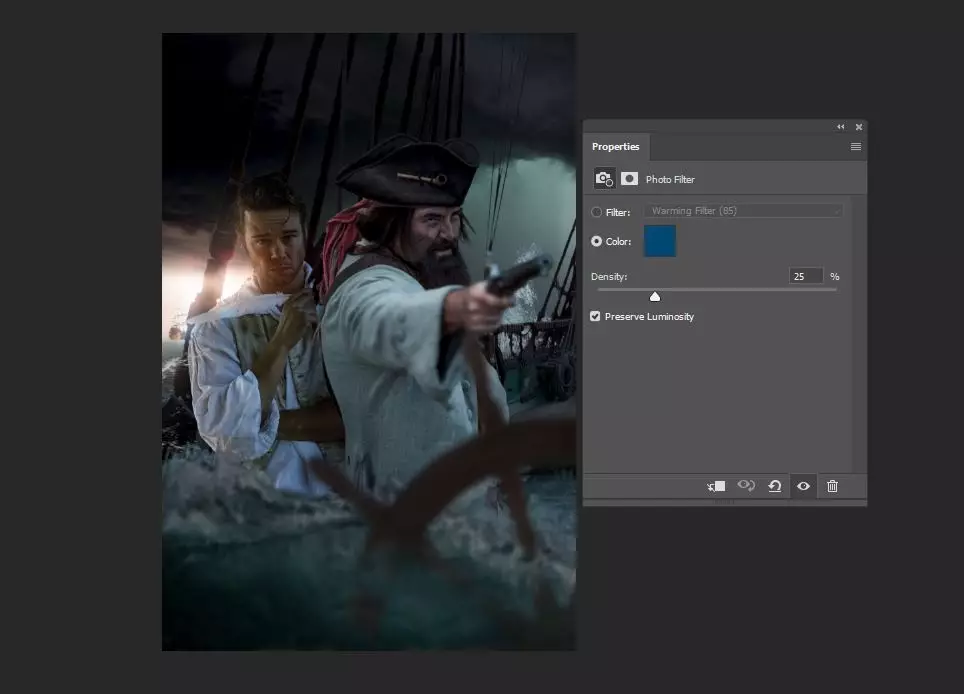 Photoshop でカラーを使用してコンポジットを統一する 25403_3
