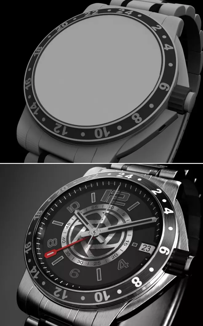 手表渲染 luxion 有线设计 660x1060