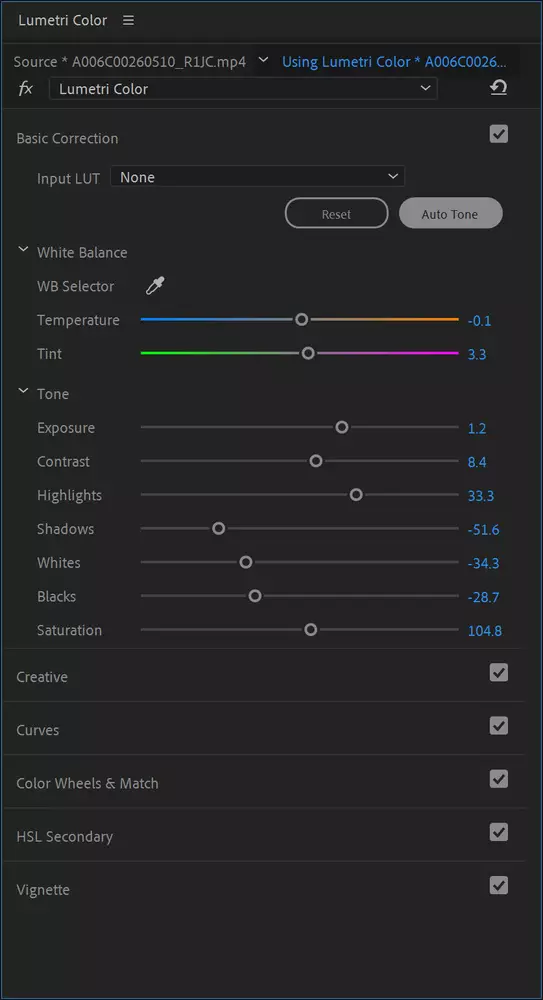 Ngarepake Koreksi Warna Nada Otomatis sing luwih apik ing Premiere Pro 2615_1