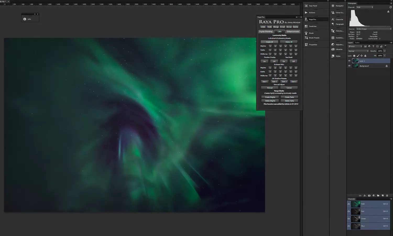 A fejlett hatlépéses program az Aurora feldolgozásához Lightroomban és Photoshopban 26841_14