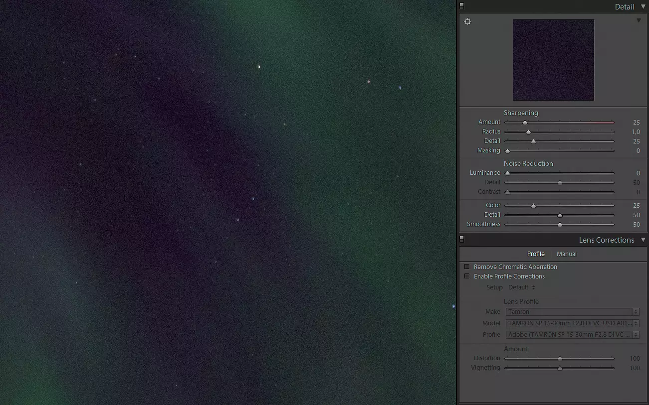 A fejlett hatlépéses program az Aurora feldolgozásához Lightroomban és Photoshopban 26841_7