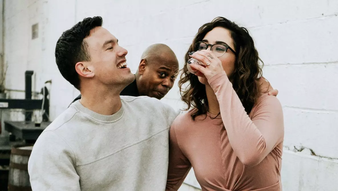 Dave Chappelle Photobombs Engagement Shoot