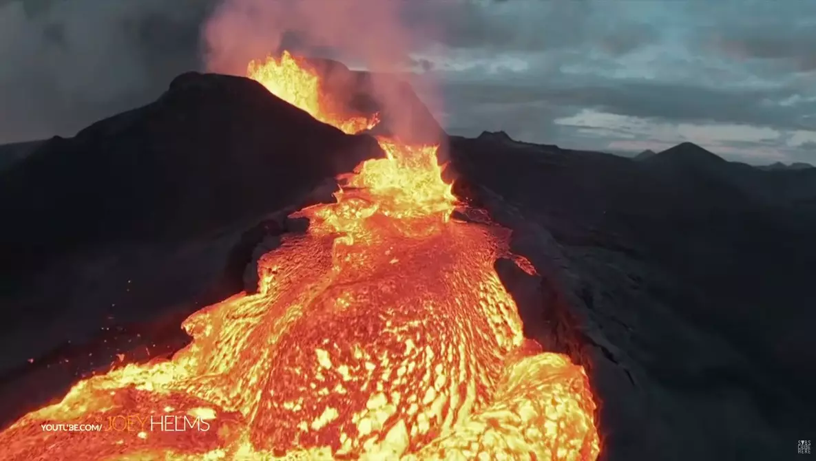 Drone nabrak ka gunung seuneuan Islandia Ngarebut Pupusna Anu Luar Biasa