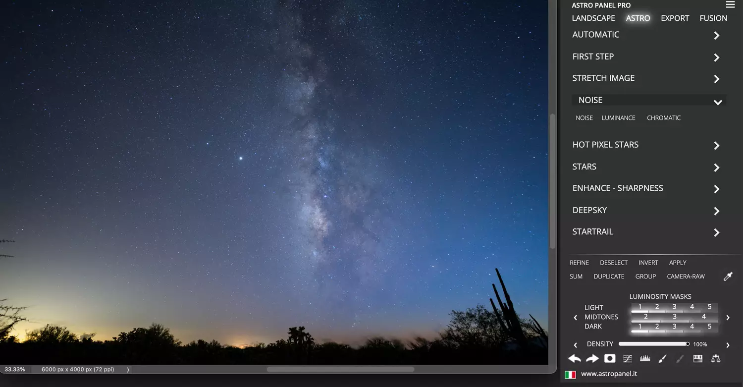 AstroPanel Pro 6 tilbyder mange et-klik-forbedringer til redigering af dine nattehimmelbilleder 304_4