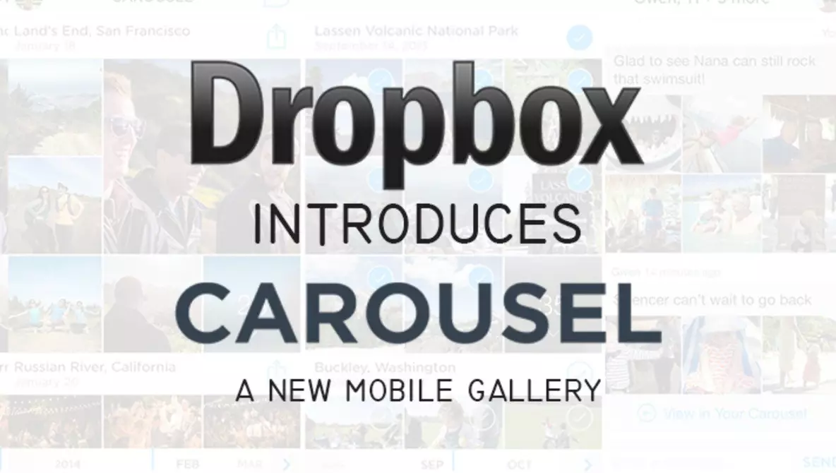 Dropbox Carousel, Galeriyek Nû ya Mobîl destnîşan dike