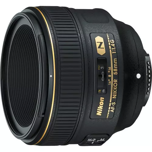 Nikon nikkor 58mm f 1.4g