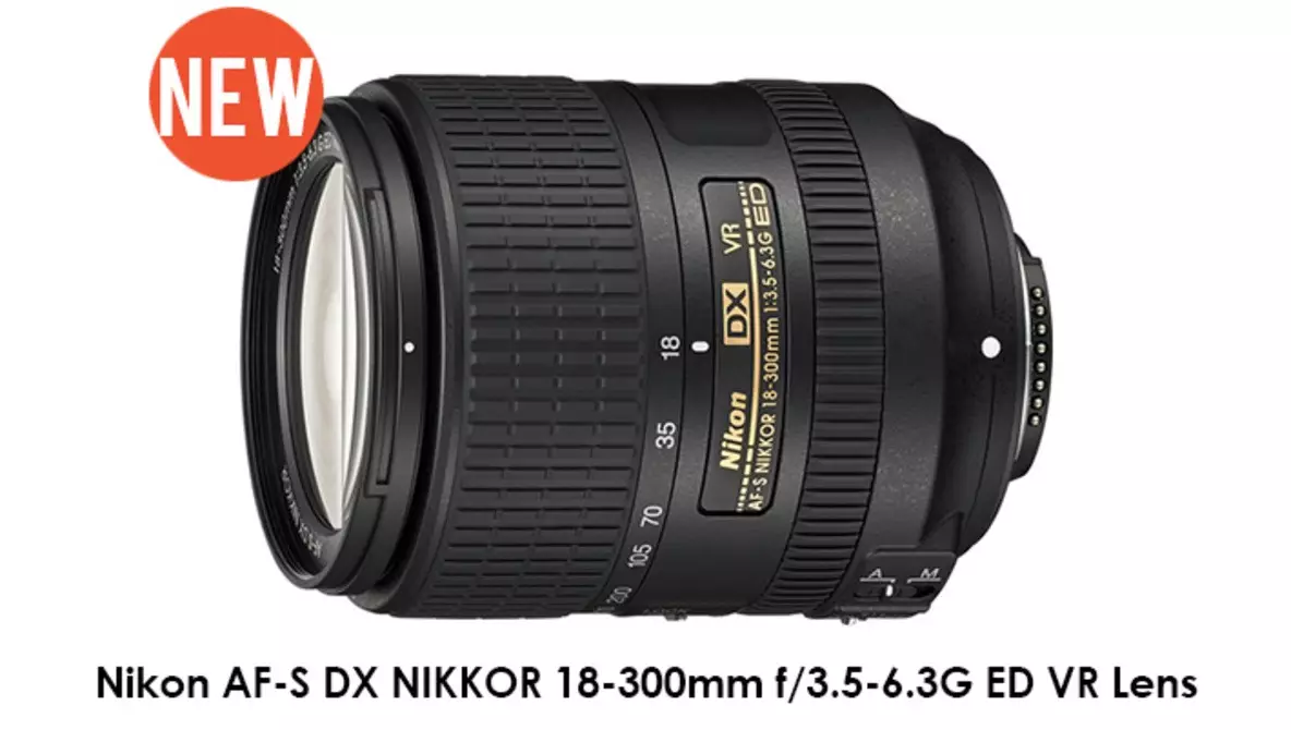 Nikon Tshaj Tawm Tshiab AF-S DX NIKKOR 18-300mm f/3.5-6.3G ED VR Lens