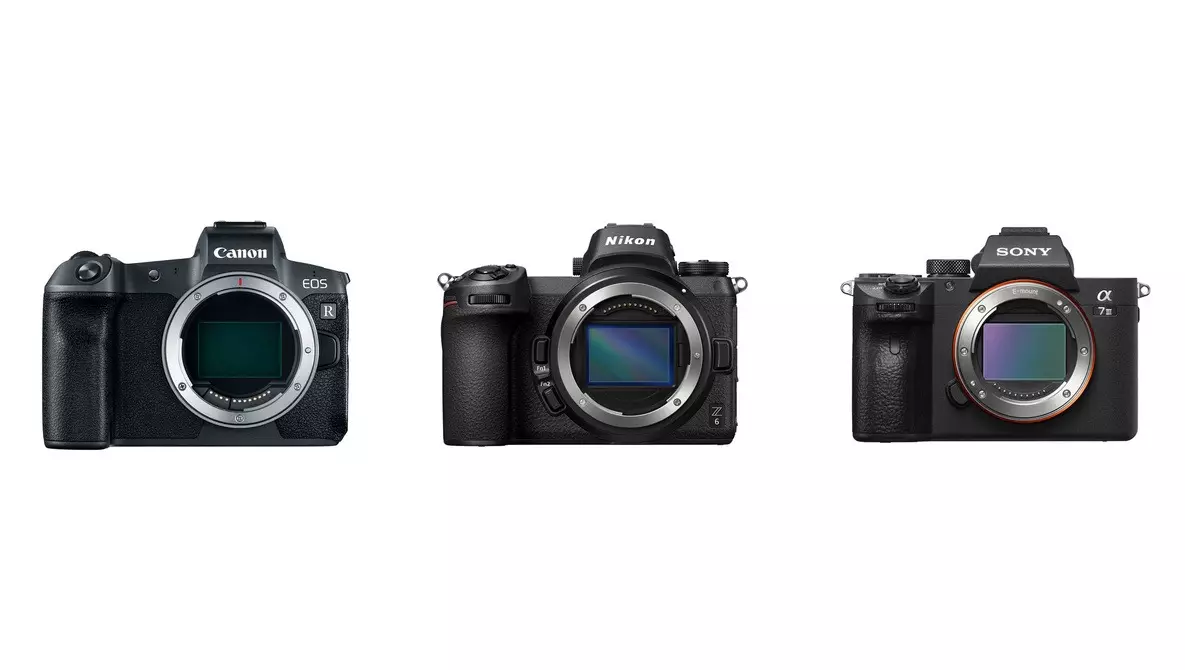 Be veidrodžių specifikacijų palyginimas ir aptarimas: „Canon EOS R“, „Nikon Z6“ ir „Sony a7 III“