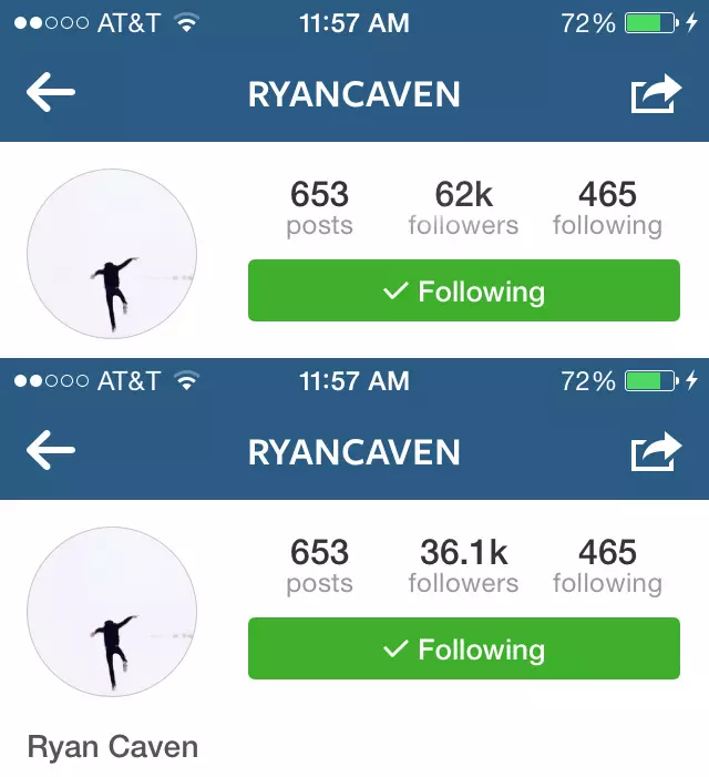 Waa maxay sababta aanan dan uga lahayn in aan waayay 2,000 oo raacsan Instagram 326978_4