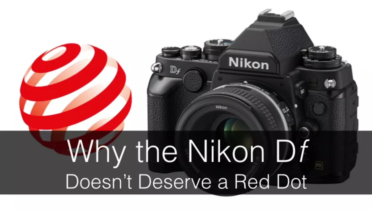 Nepaisant formos be daug funkcijų, Nikon Df laimėjo Red Dot dizaino apdovanojimą