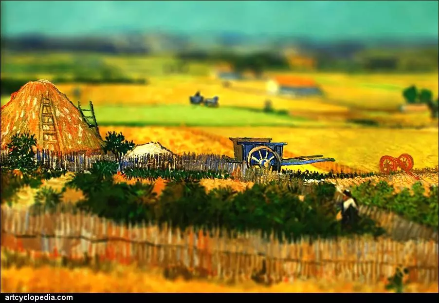 Nakakagulat na Makatotohanang Tilt-Shift na Mga Larawan ng Mga Pinakatanyag na Mga Akda ni Van Gogh 338696_1