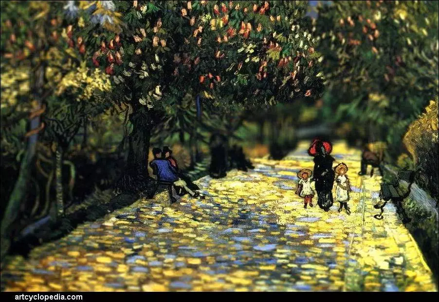 Nakakagulat na Makatotohanang Tilt-Shift na Mga Larawan ng Mga Pinakatanyag na Mga Akda ni Van Gogh 338696_6