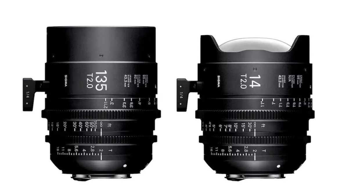 Sigma's 14mm T2 FF និង 135mm T2 FF Cine Lenses អាចរកបានសម្រាប់ទិញ