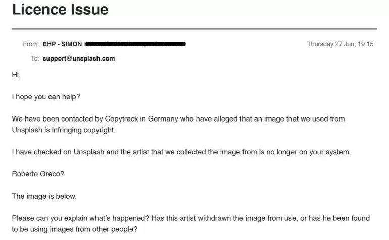 Fotograf i juridisk kamp om Unsplash-bild efter att en användare laddat upp bilden till fotodelningssidan olagligt 34041_2