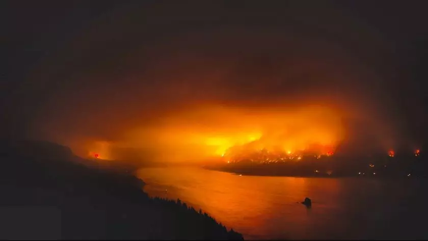 雄伟的哥伦比亚河峡谷被大火烧毁，世界各地的摄影师都被摧毁了 341117_2