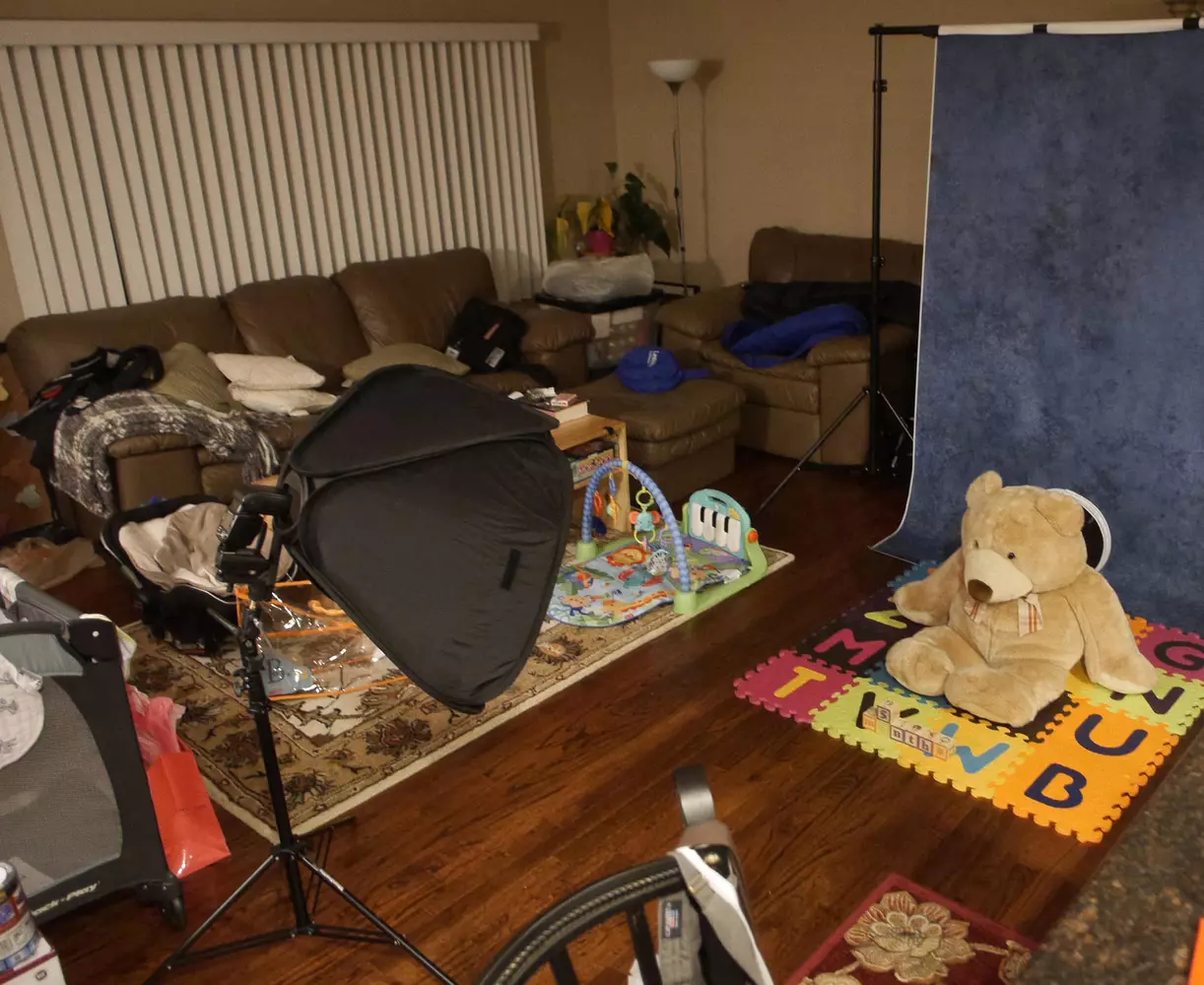 İxtiraçı Portretlər üçün Qonaq Otağınızda Uşaq Ölçüsü Foto Studiyasını qurun 342394_1