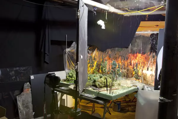 Mtazamo wa BTS katika Upigaji picha wa Mazingira ya Diorama 342455_26