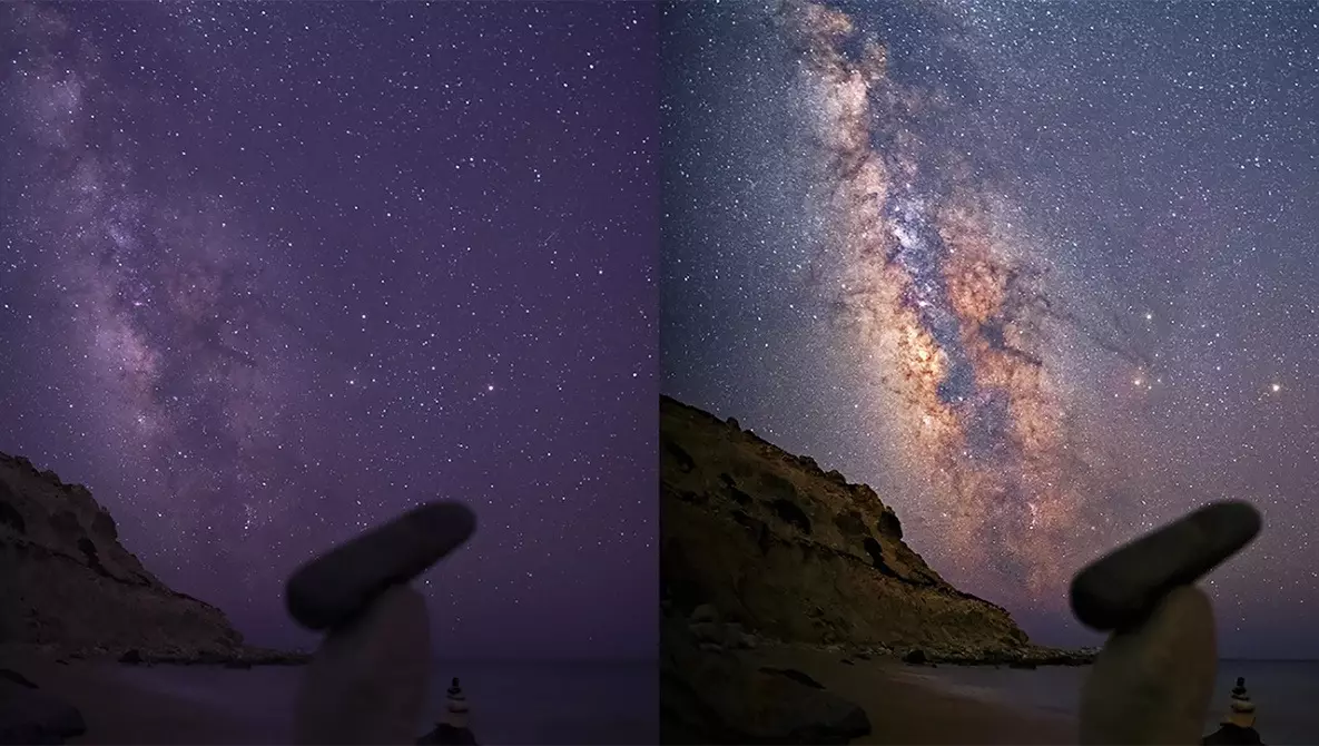 Crie uma foto realmente boa da Via Láctea em apenas alguns cliques com o Astro Panel 4