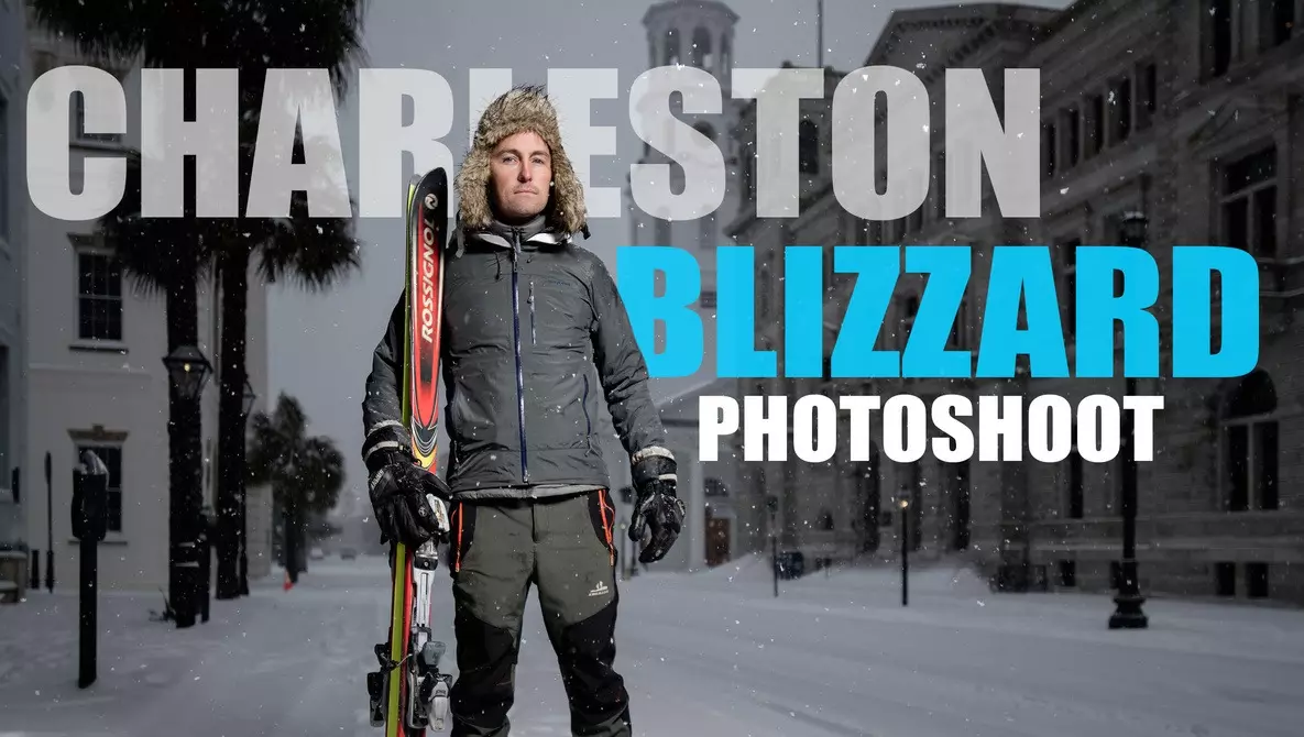 Il servizio fotografico sulla neve di Charleston