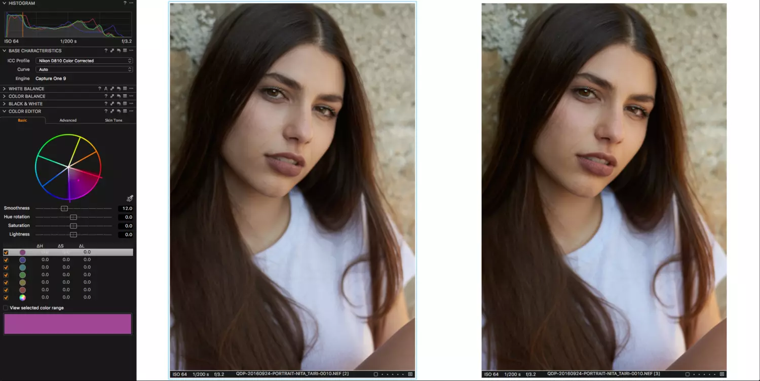 Capture One を使用して、RAW ファイルからカメラから直接完璧な色を取得する方法 3662_6