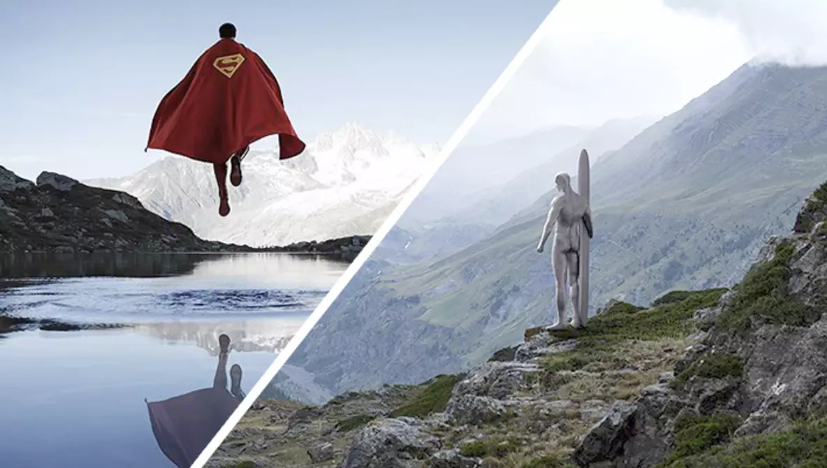 Süper Kahramanlar Herhangi Bir Hareketten Çok Uzakta Güzel Bir Şekilde Fotoğraflandı