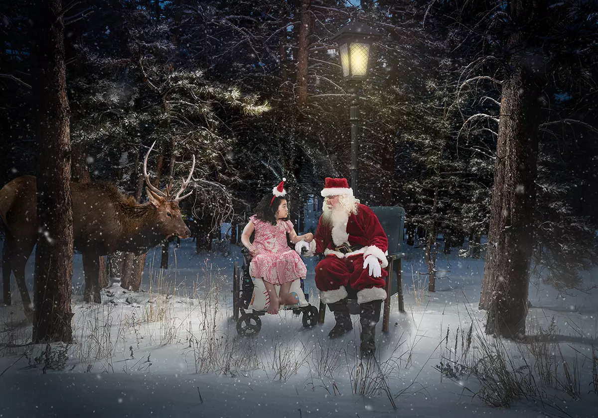 Julemandens fotografer får et hop på at sprede lykke og glæde til indlagte børn 40216_3