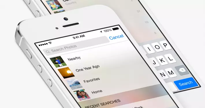 iOS 8 membenarkan carian penuh foto anda dalam Perpustakaan iCloud.