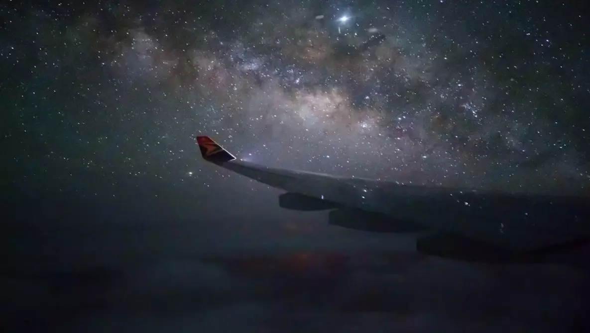 Фотографисање Млечног пута из авиона?