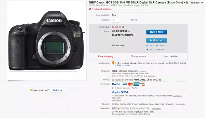 Őrült akció: Takarítson meg 700 dollárt az új, 50 megapixeles Canon 5Ds DSLR fényképezőgépen 416612_1