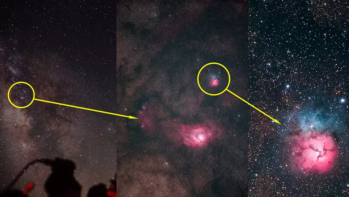 Bi Teleskopê Bi Astrofotografiyê Hesan Dikin