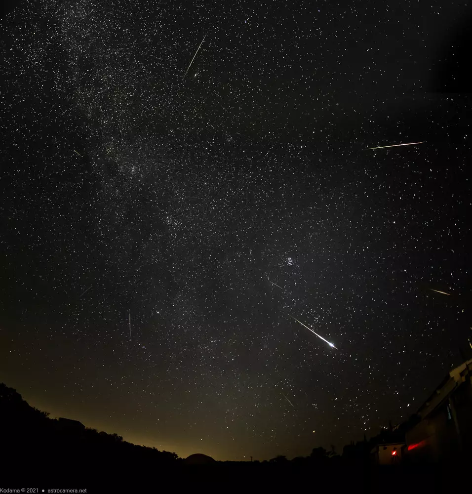 Perseid meteor duşy: 2021 netijeler 4320_1