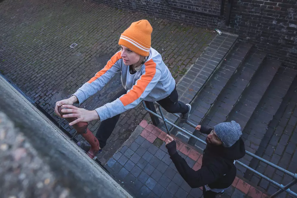 Pelon vangitseminen: Parkour-yhteisökoulutustapahtuman kuvaaminen 43336_3