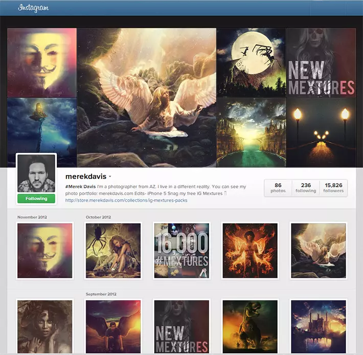 As novas páxinas de perfil de Instagram pagan a pena ver 43624_1