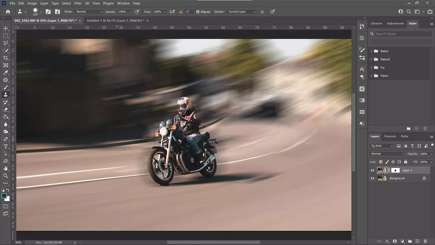 ایجاد حس سرعت با Path Blur در Photoshop CC 4420_4
