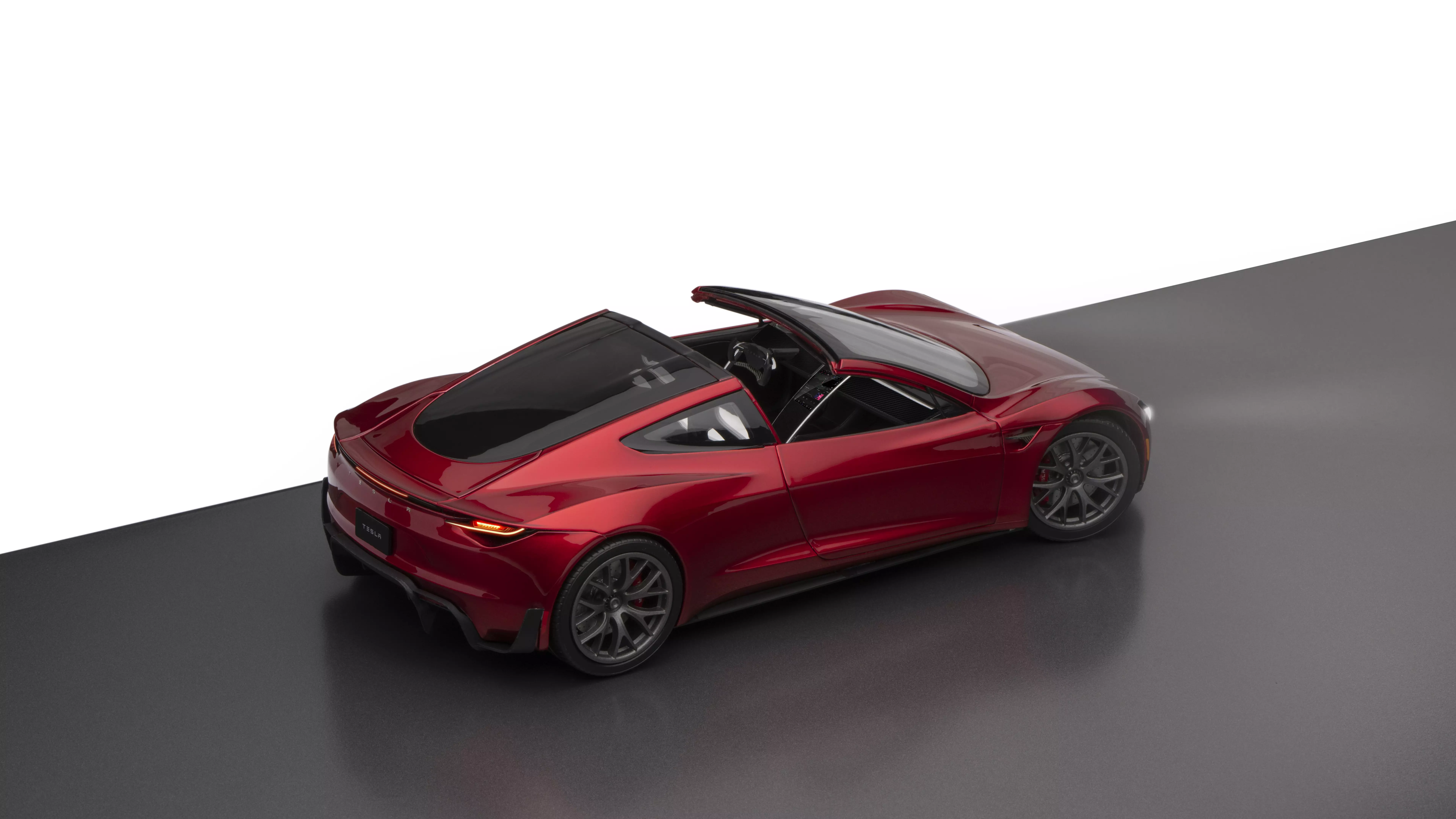New Tesla Roadster Diecast ඡායාරූප ගැනීම 4438_1