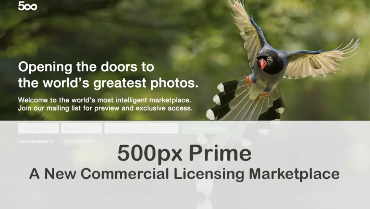 500px Prime : un nouveau marché des licences commerciales