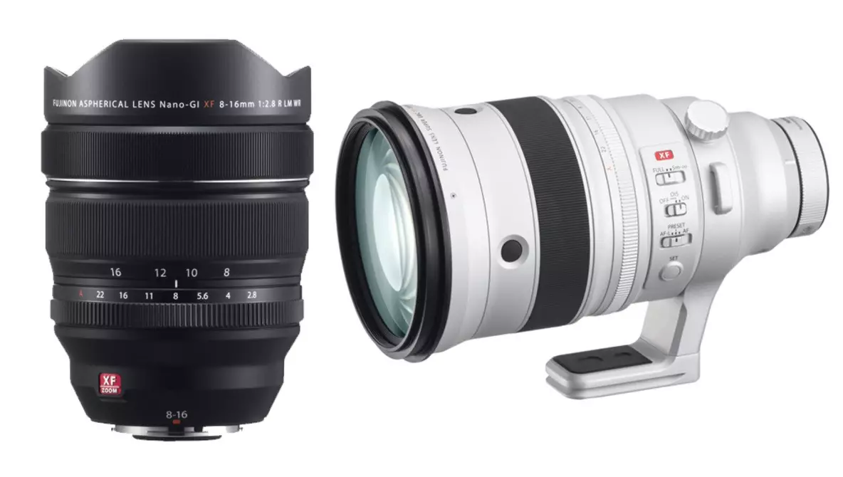 Fujifilm анонсує два нові об’єктиви: XF 8-16mm f/2.8 R LM WR та XF 200mm f/2 OIS WR