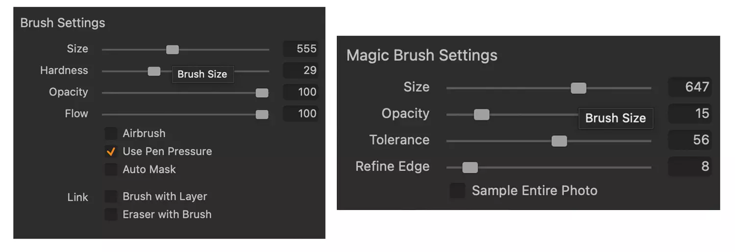 The Capture One Magic Brush yw Sorcery: Dewisiadau Cymhleth Un-Clic 4627_3