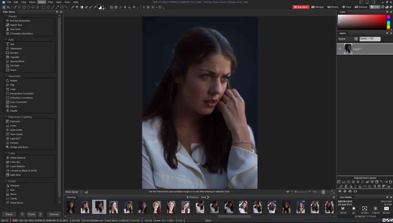 Adobe Photoshop және Lightroom қолданбасын осы қолданбамен ауыстырыңыз: Fstoppers шолулары ACDSee Ultimate 2018 5262_2