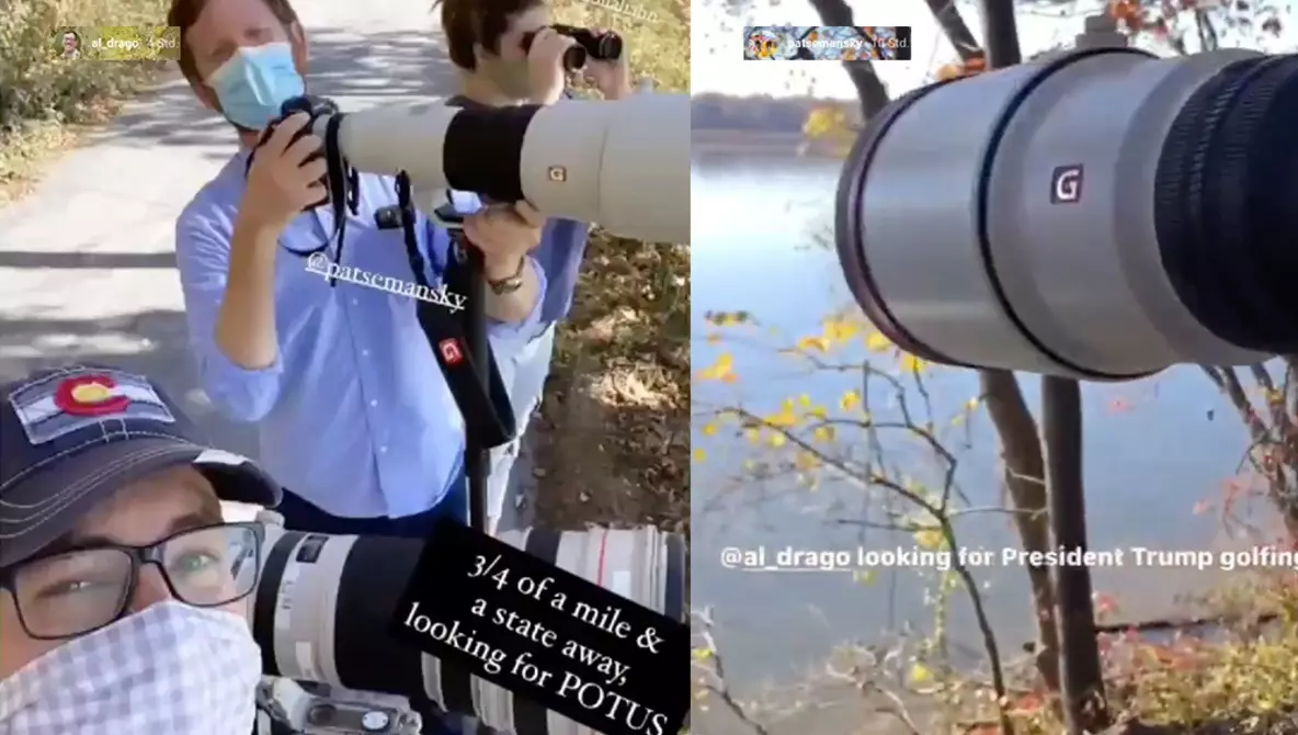 Insane Lengths fotograflari Prezident Trampning tarixiy kadrini suratga olish uchun borishdi